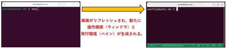 【Linux】tmuxコマンドのデタッチとアタッチ | Linux｜LPIC入門 PartⅢ | 演習で学ぶインフラLinux
