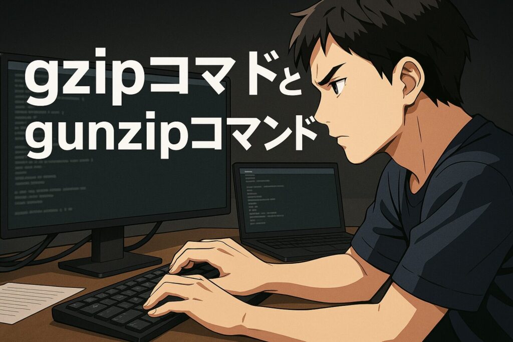 Linux基礎：gzipコマンドとgunzipコマンド | Linux基礎 | 演習で学ぶインフラLinux