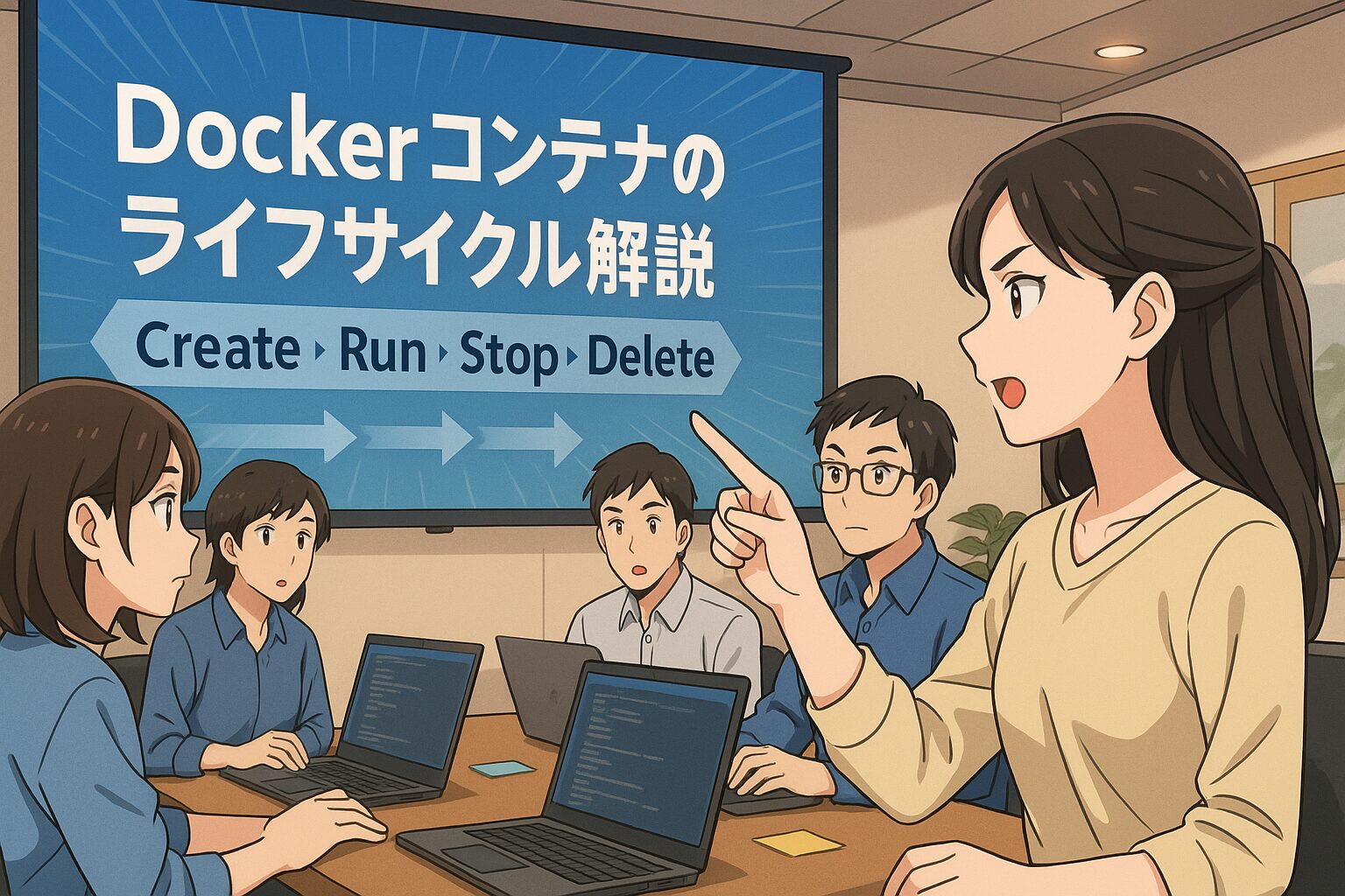 Docker超入門：Dockerコンテナのライフサイクル解説：Create・Run・Stop・Delete | Docker超入門 PartⅠ | 演習で学ぶインフラLinux