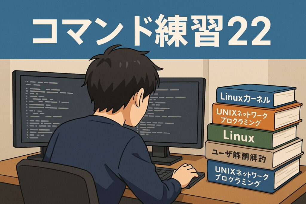 Linux基礎：コマンド練習22 | Linux基礎 | 演習で学ぶインフラLinux