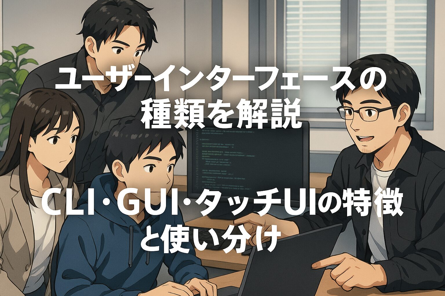 新Linux入門｜ユーザーインターフェースの種類を解説：CLI・GUI・タッチUIの特徴と使い分け | 新Linux入門 PartⅠ | 演習 ...