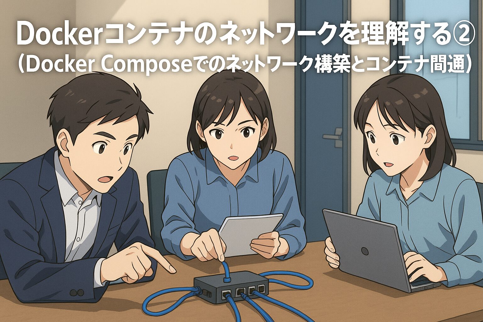 Docker超入門：Dockerコンテナのネットワークを理解する②（Docker Composeでのネットワーク構築とコンテナ間通信） | Docker超入門 PartⅡ | 演習で学ぶ ...