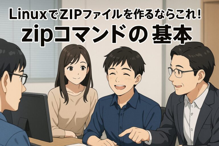 新Linux入門｜LinuxでZIPファイルを作るならこれ！zipコマンドの基本 | 新Linux入門 PartⅡ | 演習で学ぶインフラLinux