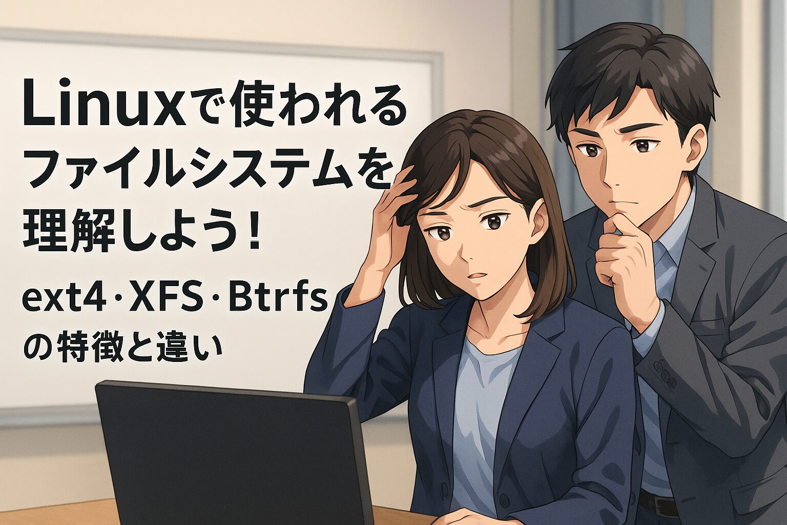 新Linux入門｜Linuxで使われるファイルシステムを理解しよう！ext4・XFS・Btrfsの特徴と違い | 新Linux入門 PartⅣ | 演習で学ぶインフラLinux