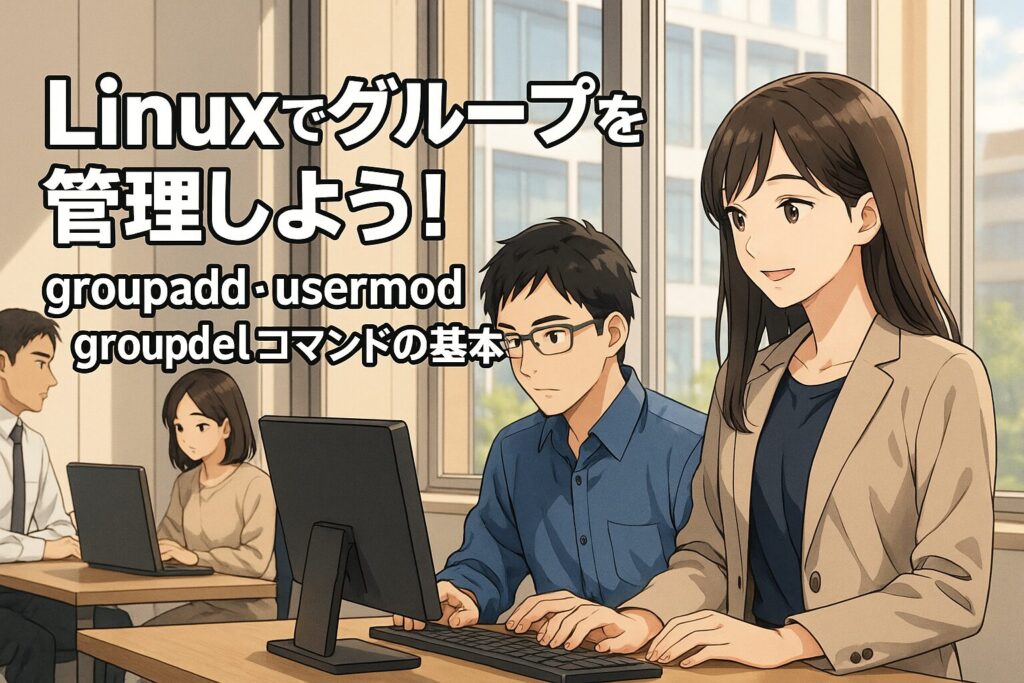 新Linux入門｜Linuxでグループを管理しよう！groupadd・usermod・groupdelコマンドの基本 | 新Linux入門 PartⅡ | 演習で学ぶインフラLinux