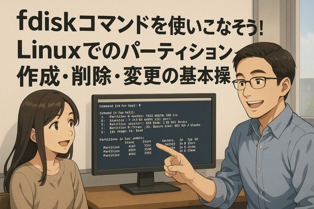 新Linux入門｜fdiskコマンドを使いこなそう！Linuxでのパーティション作成・削除・変更の基本操作 | 新Linux入門 PartⅣ | 演習で学ぶインフラLinux