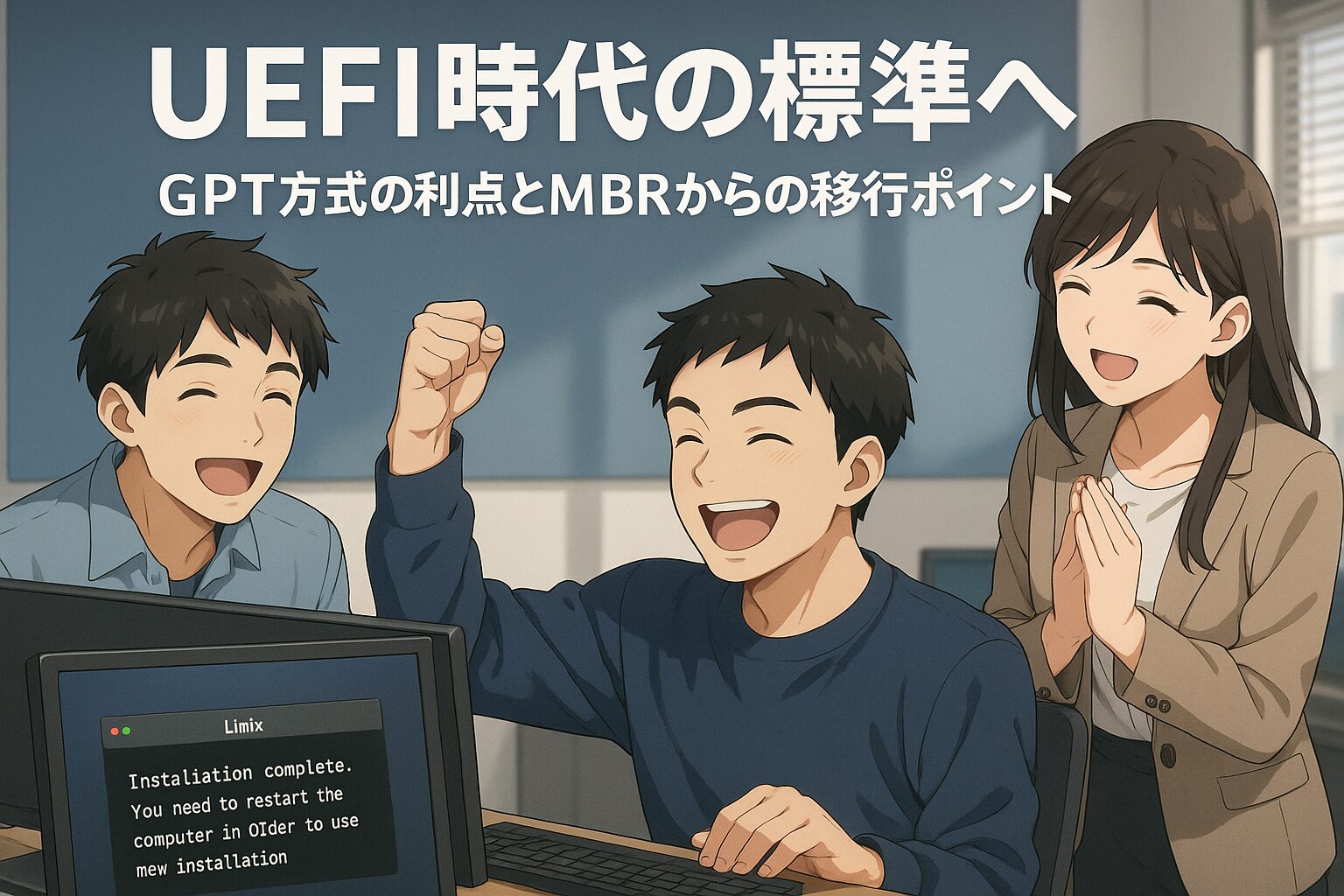 新Linux入門｜UEFI時代の標準へ：GPT方式の利点とMBRからの移行ポイント | 新Linux入門 PartⅣ | 演習で学ぶインフラLinux