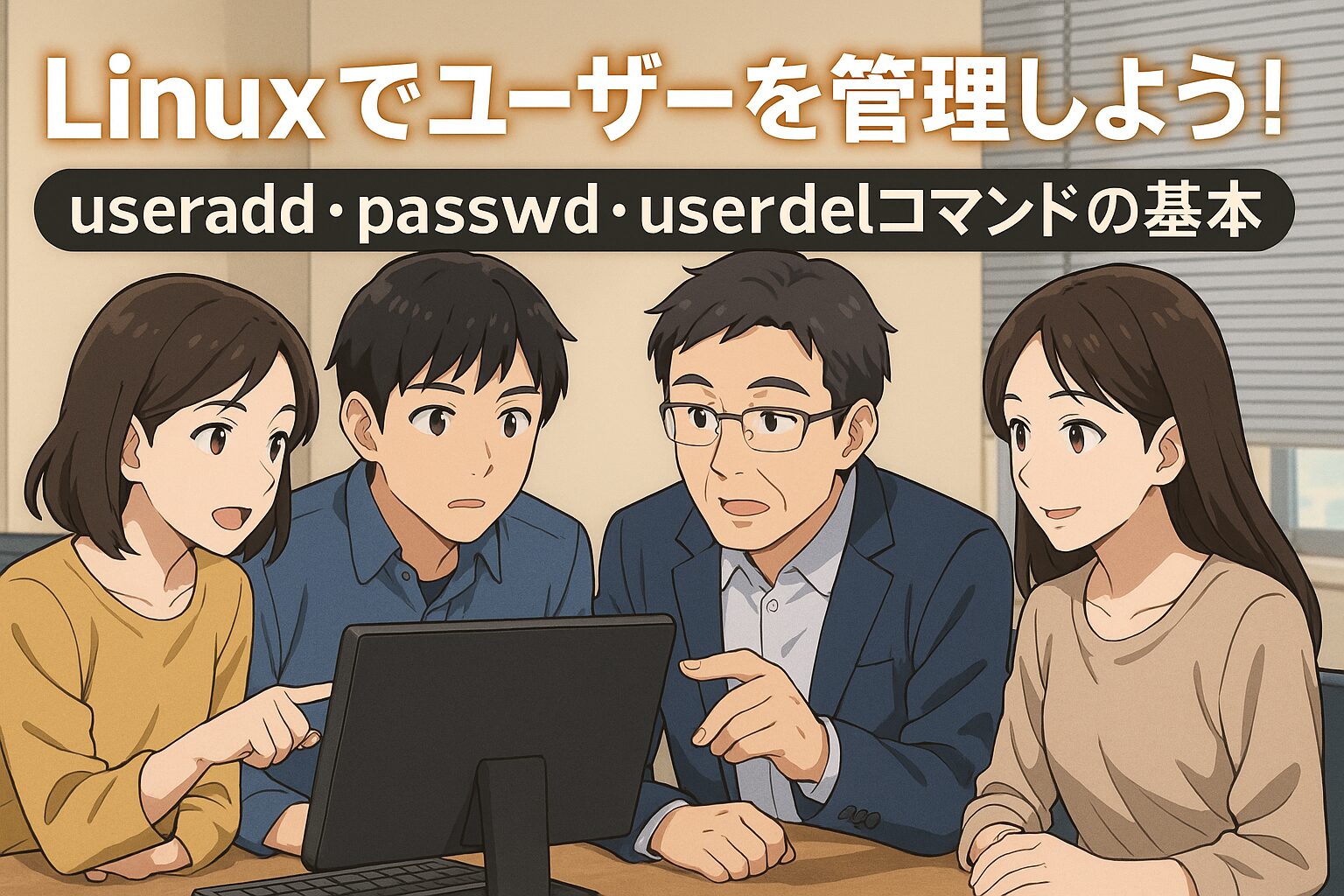 新Linux入門｜Linuxでユーザーを管理しよう！useradd・passwd・userdelコマンドの基本 | 新Linux入門 PartⅡ | 演習で学ぶインフラLinux