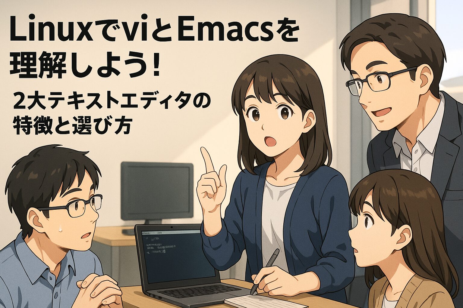 新Linux入門｜LinuxでviとEmacsを理解しよう！2大テキストエディタの特徴と選び方 | 新Linux入門 PartⅢ | 演習で学ぶインフラLinux