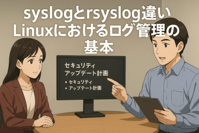 新Linux入門｜syslogとrsyslogの違い：Linuxにおけるログ管理の基本 | 新Linux入門 PartⅤ | 演習で学ぶインフラLinux